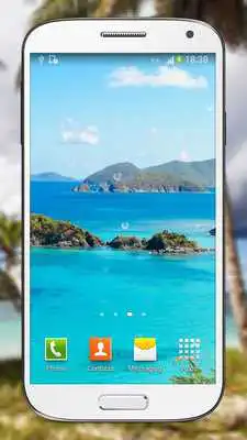 Blue Lagoon Live Wallpaper online game with UptoPlay