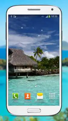 Blue Lagoon Live Wallpaper online game with UptoPlay