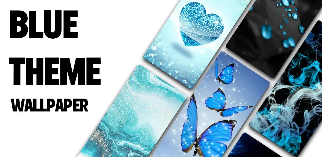 Blue Theme HD Wallpaper online game with UptoPlay