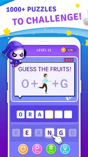 Brain Boom: Word Brain Games online game with UptoPlay