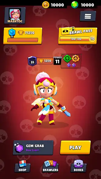 Brawl Stars Box Simulator online game with UptoPlay