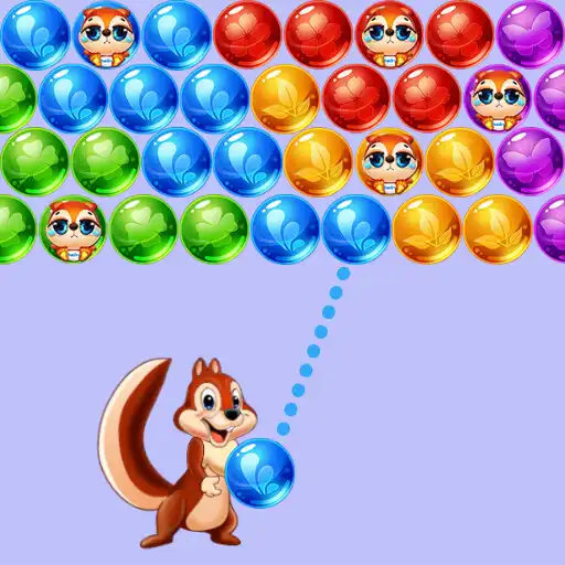 Bubble shooter squirrel pop 2 online game with UptoPlay