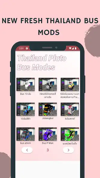 Bussid Thailand bus mods online game with UptoPlay