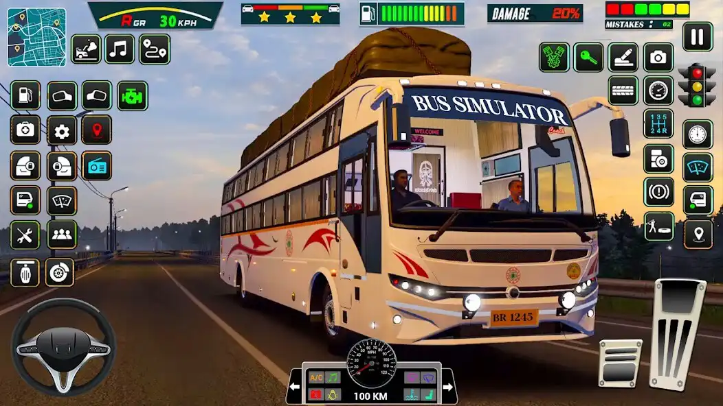 Bus Simulator America-City Bus online game with UptoPlay
