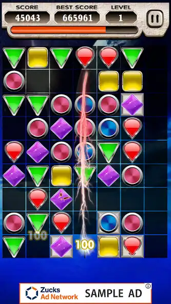Buttons Crash Puzzle online game with UptoPlay
