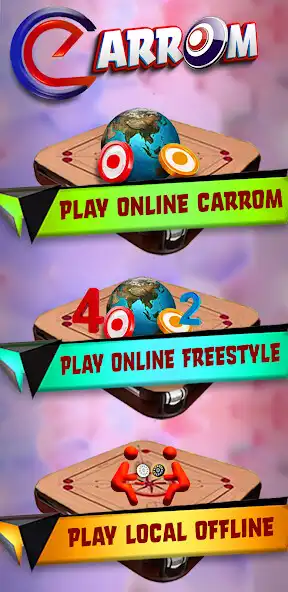 Carrom Board Pool Game online game with UptoPlay