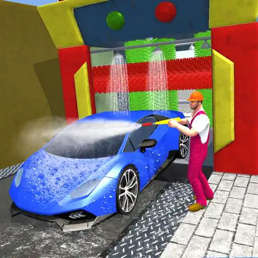 Car Wash Garage Game online game with UptoPlay