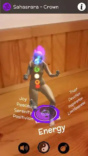 Chakras AR online game with UptoPlay