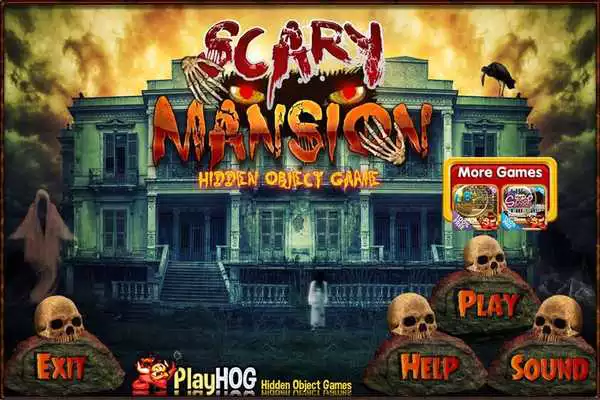 Challenge #127 Scary Mansion Hidden Objects Games online game with UptoPlay