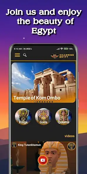 Charming Egypt online game with UptoPlay
