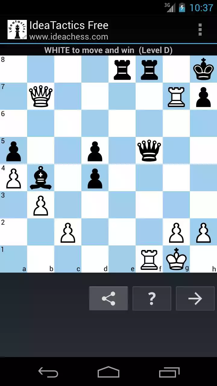Chess tactics puzzles | IdeaTactics online game with UptoPlay