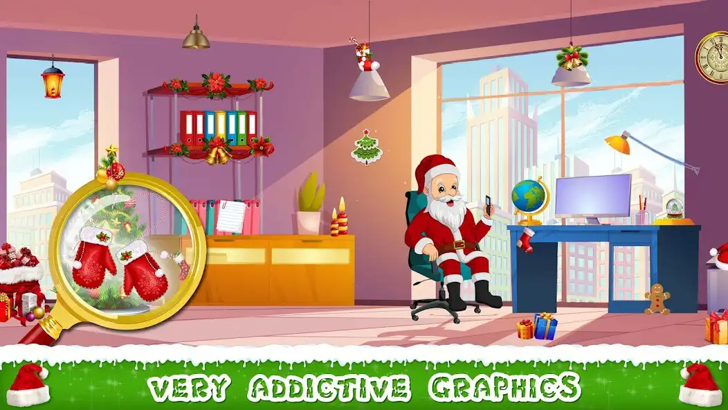 Christmas Hidden Object Game online game with UptoPlay