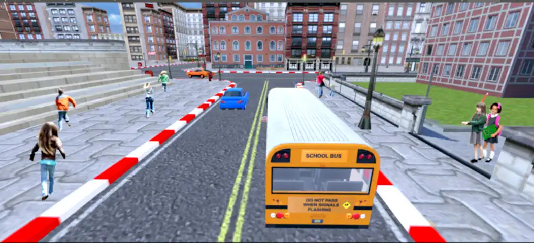 City School bus 3D Game : Bus online game with UptoPlay