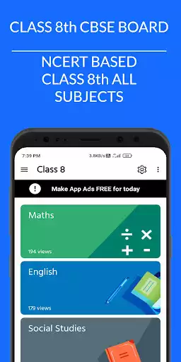 Class 8 All Subjects Solutions,NCERT Solutions App online game with ...