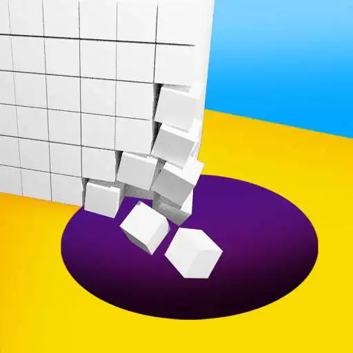 Color Cube Hole 3D Block Game online game with UptoPlay