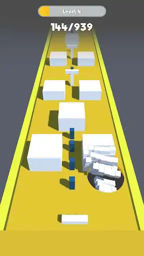 Color Cube Hole 3D Block Game online game with UptoPlay