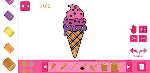 Coloring and painting online game with UptoPlay