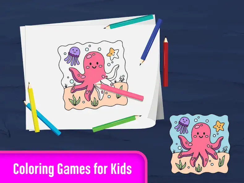 Coloring Games for Kids, Paint online game with UptoPlay