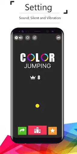 Color Jumping - Tap Tap Game 2021 online game with UptoPlay