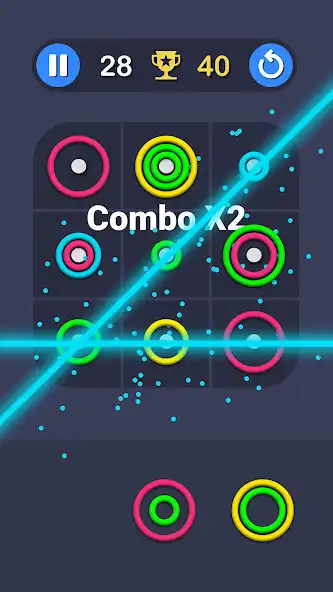 Color Rings: Drag to holder online game with UptoPlay