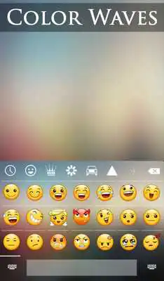 Color Waves Animated Keyboard + Live Wallpaper online game with UptoPlay