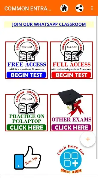 Common Entrance Exam 2024 online game with UptoPlay