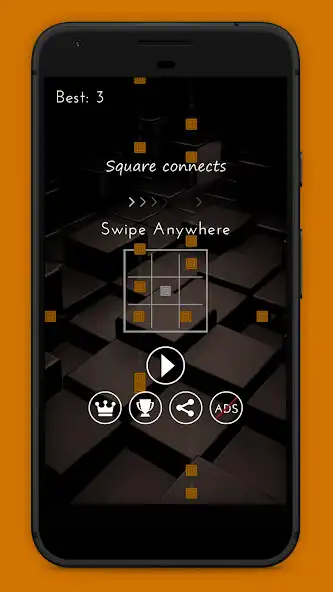 Connect The Squares : Brain Games online game with UptoPlay