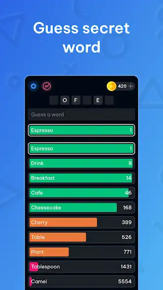 Contexto - AI Word Guess online game with UptoPlay