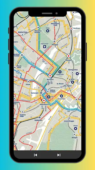 Copenhagen Metro Bus Train online game with UptoPlay
