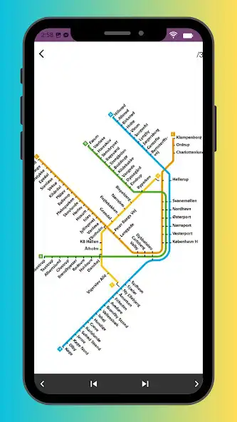 Copenhagen Metro Bus Train online game with UptoPlay