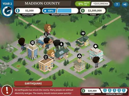 Counties Work online game with UptoPlay