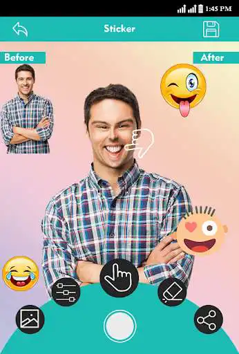 Crazy Face maker Funny Photo Warp Editor online game with UptoPlay