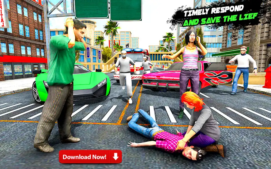 Crazy Police Car Racing Games online game with UptoPlay