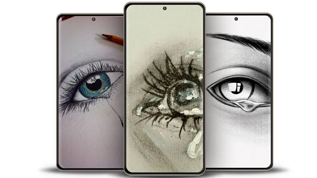 Crying Eye Drawing Ideas online game with UptoPlay