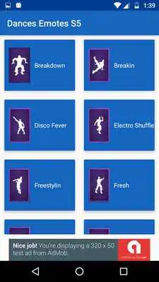 Dances and Emotes Season 5 online game with UptoPlay