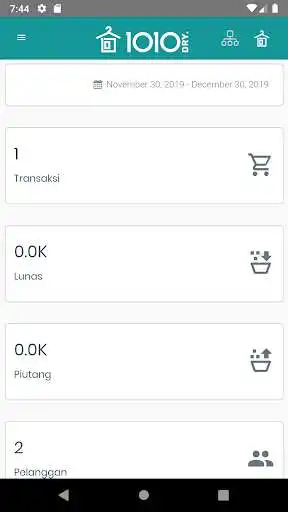 Dashboard 1010Dry: Aplikasi Pemilik Laundry online game with UptoPlay