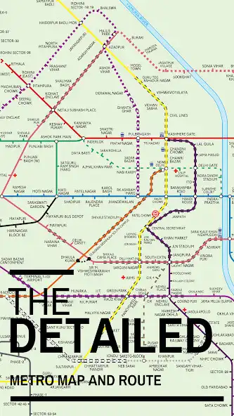 Delhi Metro Map 2023 online game with UptoPlay