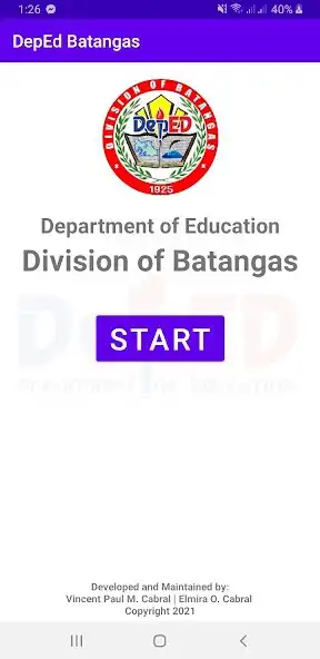 DepEd Batangas online game with UptoPlay