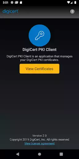 DigiCert PKI Client For Android online game with UptoPlay