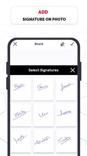 Digital Signature E-Signature on Photo online game with UptoPlay
