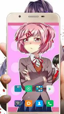 Doki Doki Literature Wallpapers online game with UptoPlay