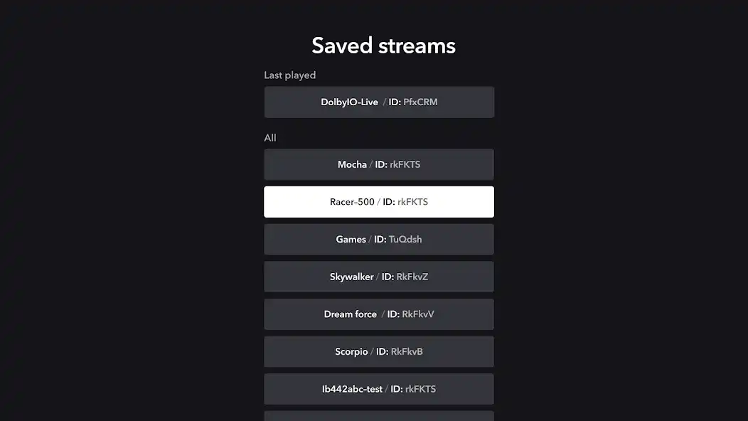 Dolby.io Stream Monitor online game with UptoPlay