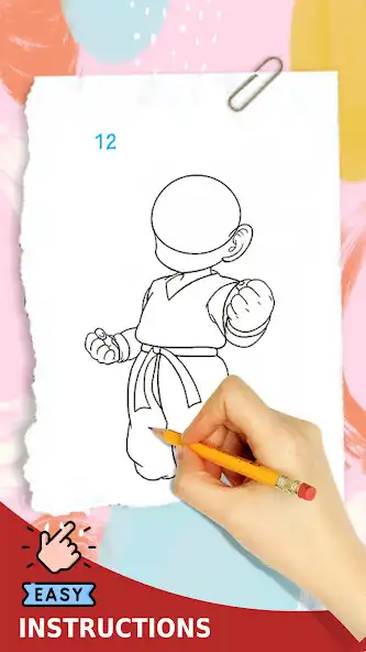 Draw : Anime Manga Character online game with UptoPlay