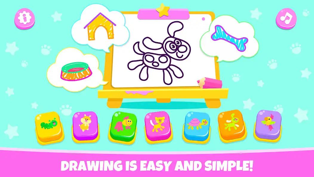 Drawing for kids! Toddler draw online game with UptoPlay