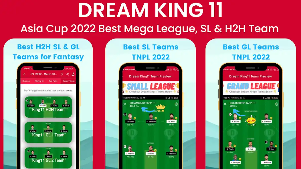 Dream King11™ Dream Team Tips online game with UptoPlay
