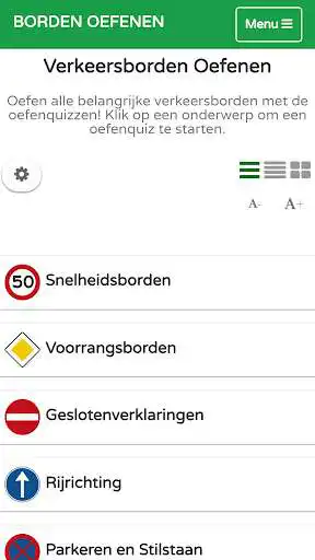 Dutch Traffic Road Signs Netherlands online game with UptoPlay