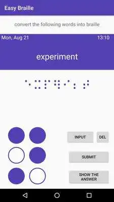 Easy Braille online game with UptoPlay