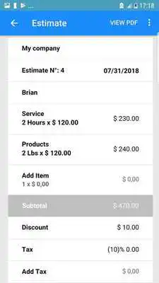 Estimate Invoice online game with UptoPlay