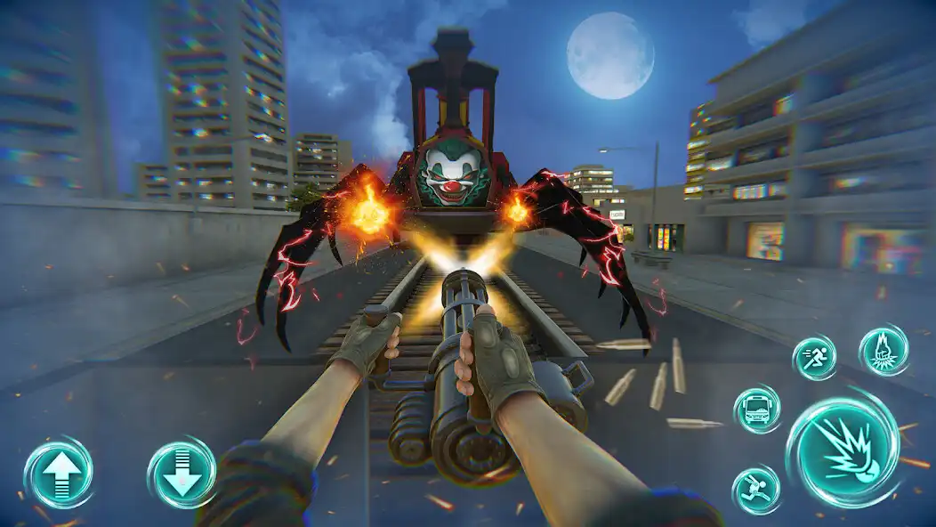 Evil Spider Train Scary Games online game with UptoPlay