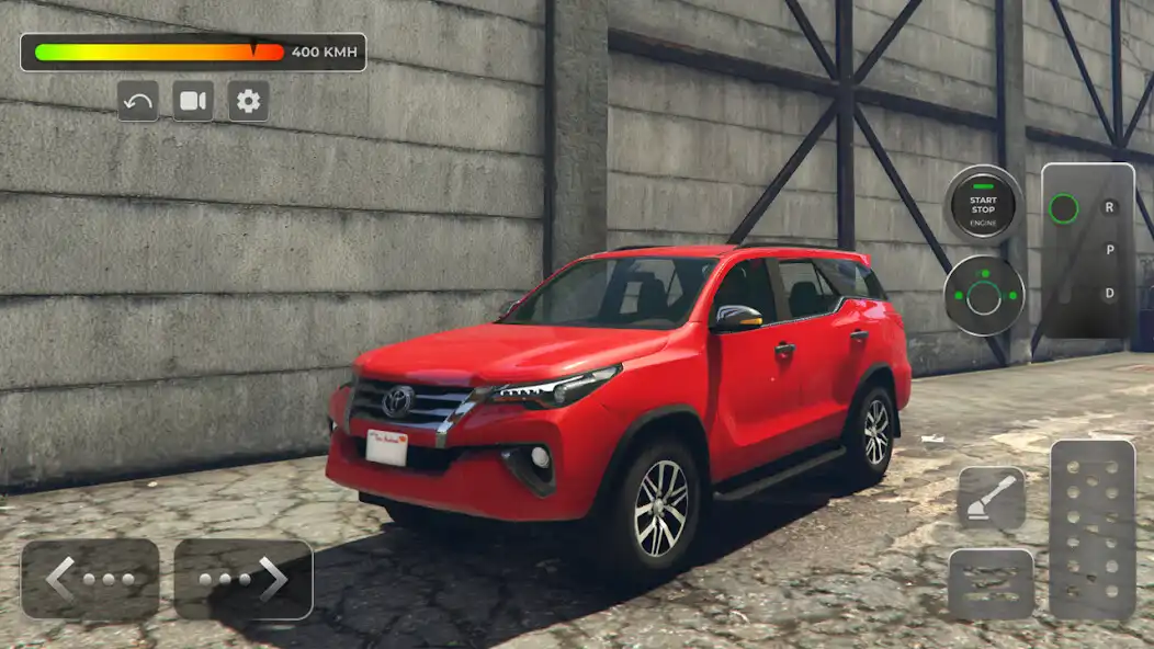 Extreme Toyota Fortuner Driver online game with UptoPlay